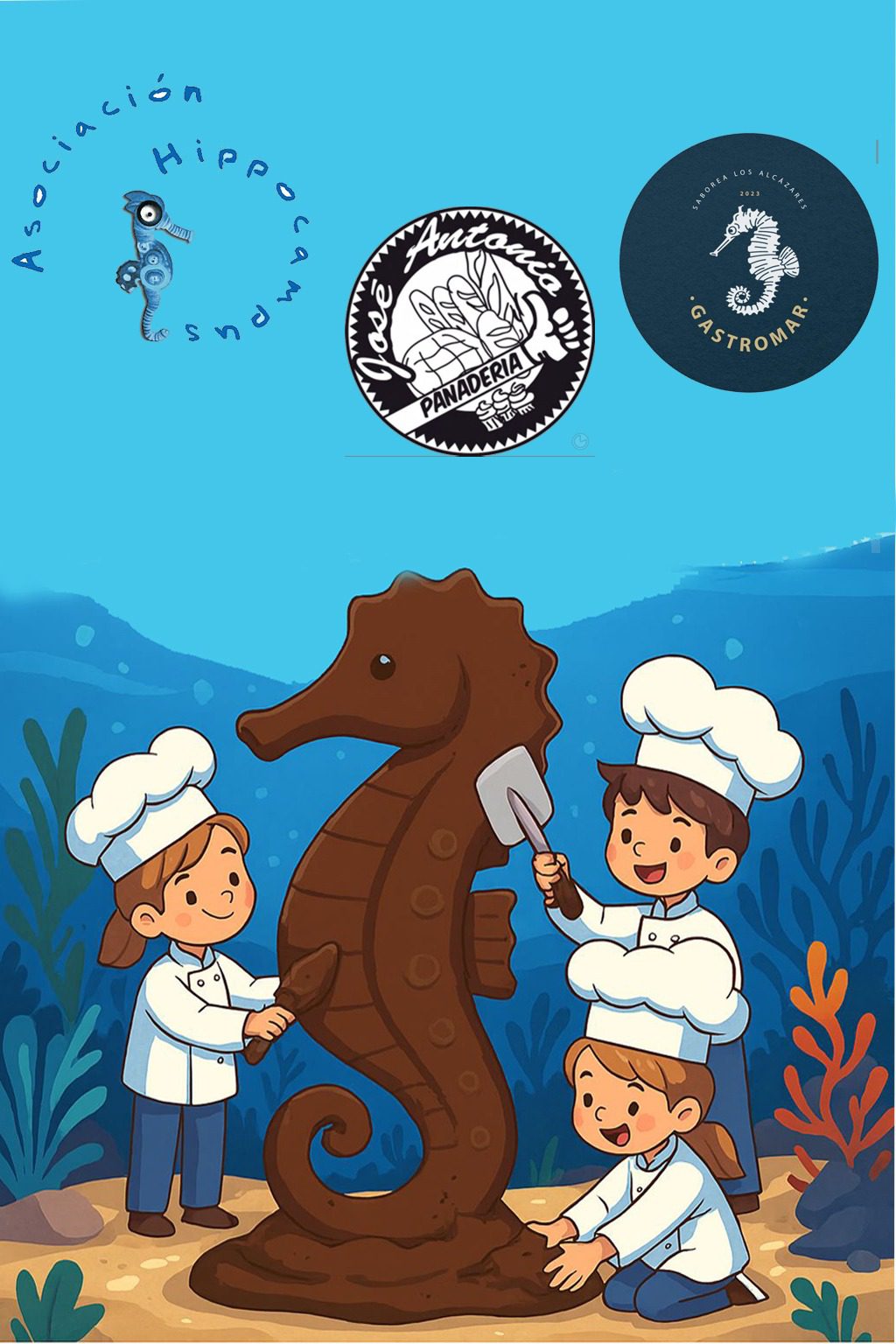Caballito de Mar Gigante de Chocolate en GastroMar Los Alcázares 2025